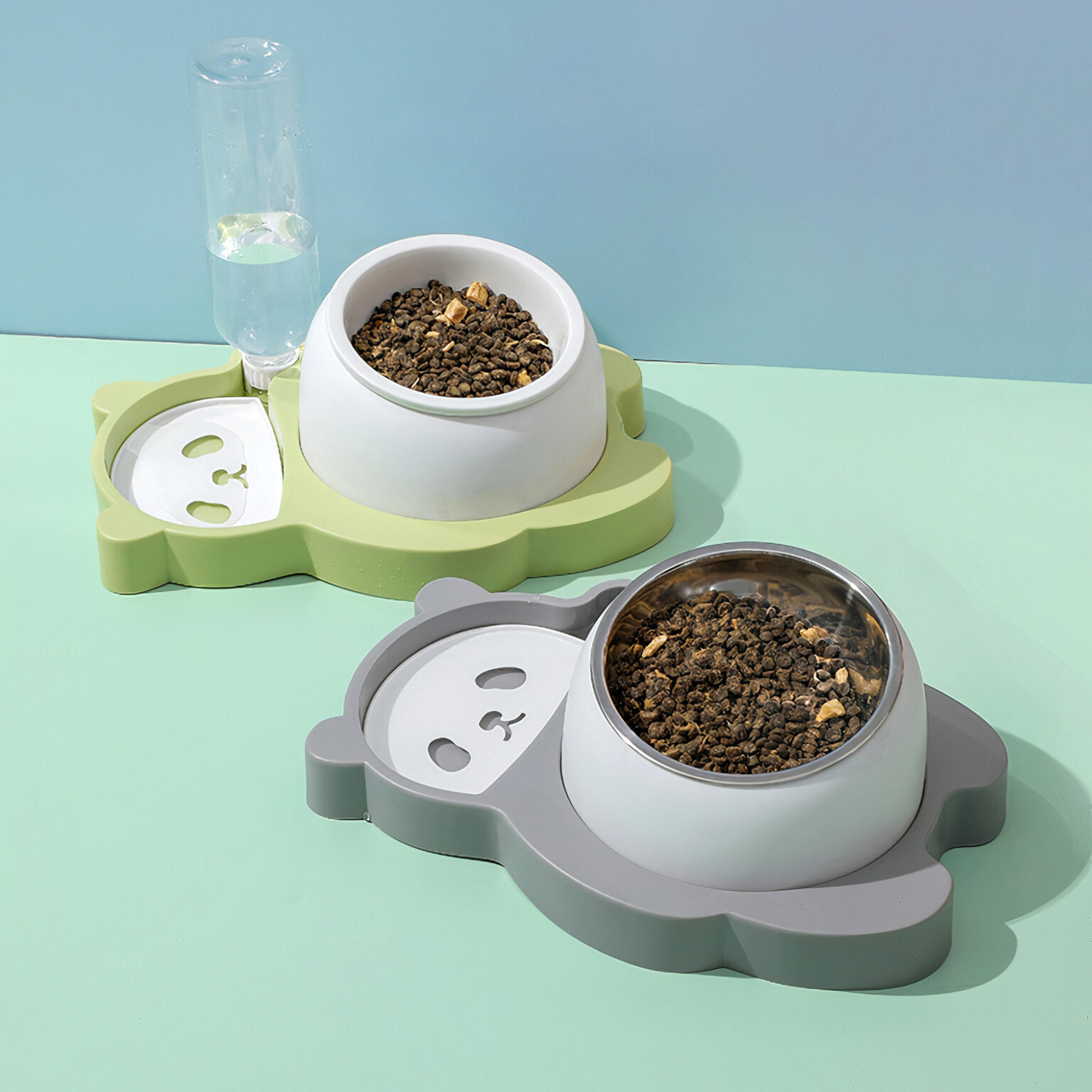 Bộ Bát ăn Uống Cho Chó Mèo PAW The Panda Bowl | Pet Mart Cửa Hàng Thú Cưng